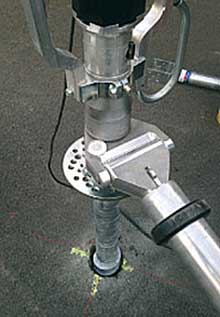 Fundierung mit Erdschraubanker